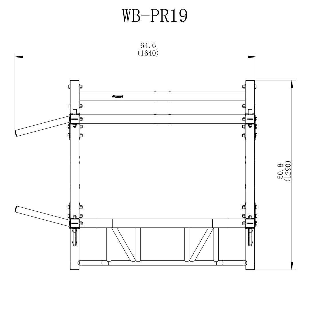 Workbench® Half Rack - Lew All Fitness